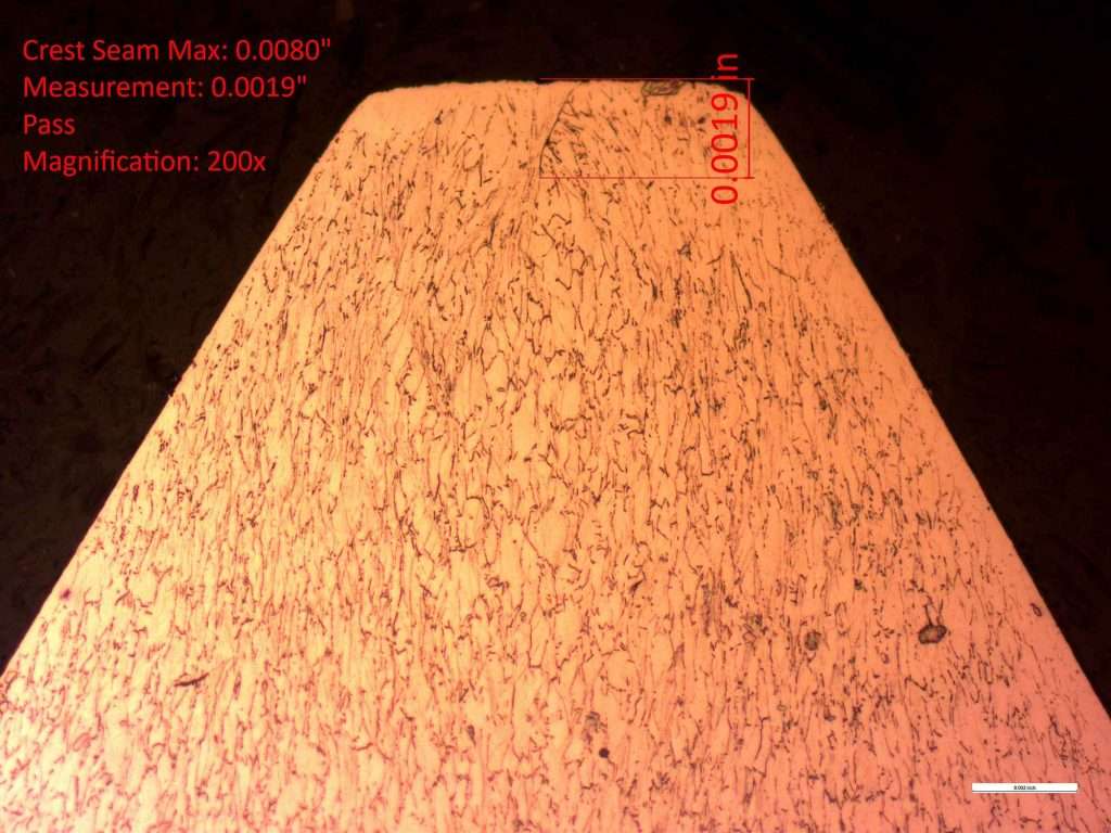 Metallographic Testing - Superior Thread Rolling Company