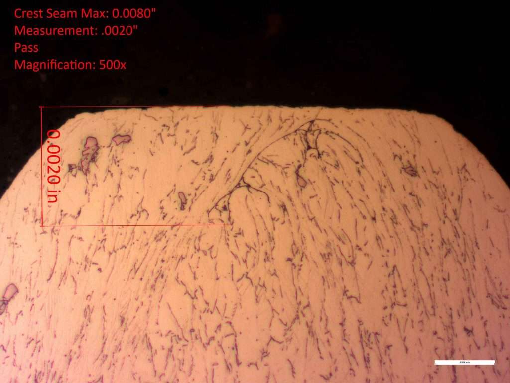 Metallographic Testing - Superior Thread Rolling Company